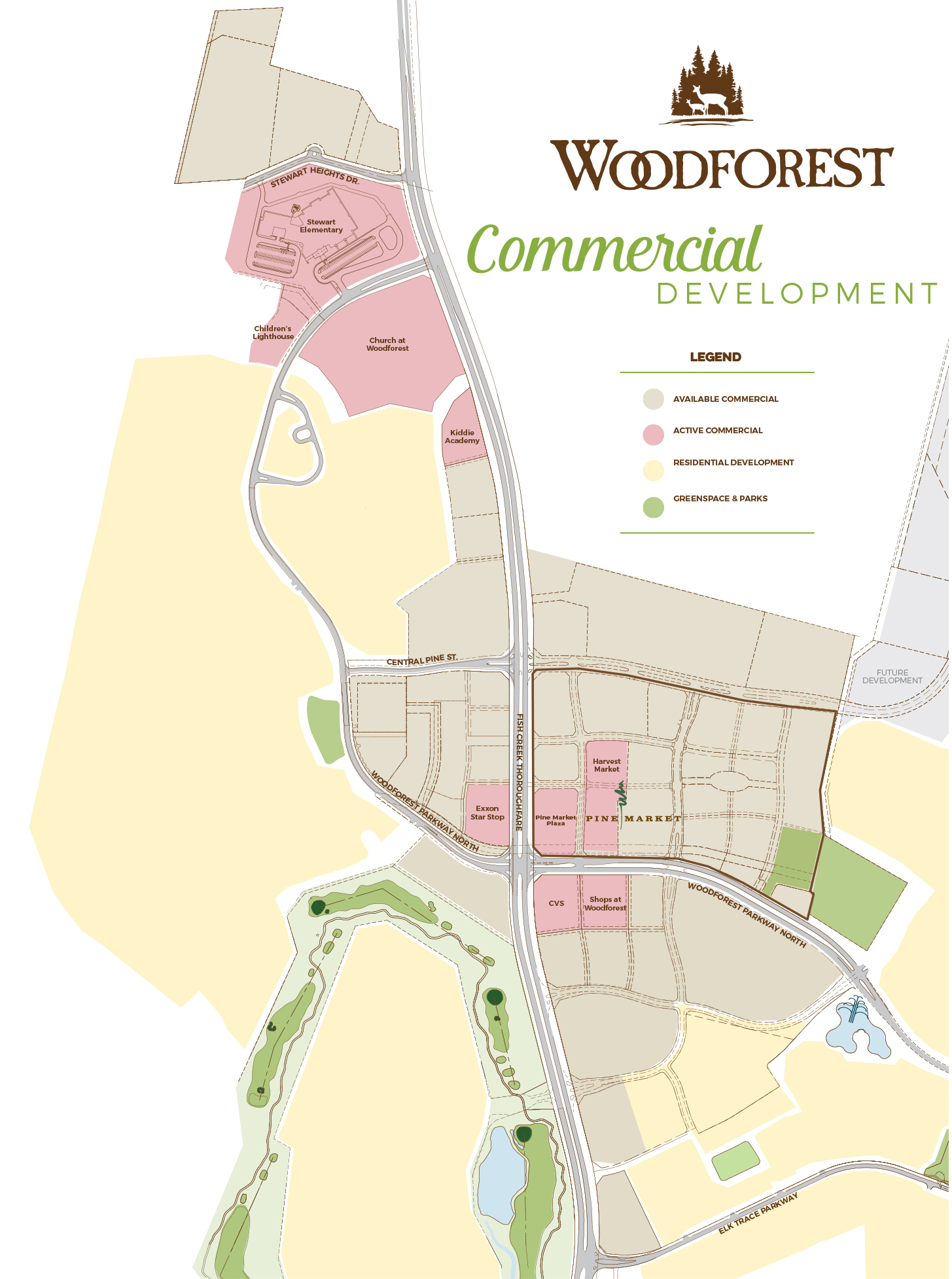 Commercial Amenities | Woodforest in Montgomery County, TX